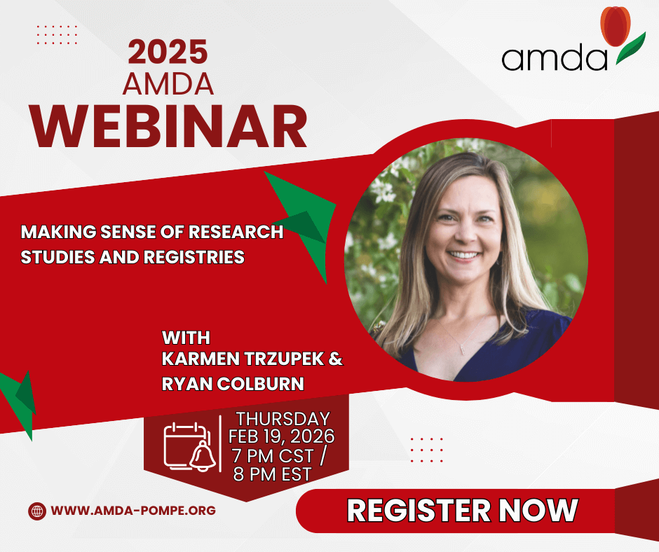 Making Sense of Research Studies and Registries - AMDA Pompe