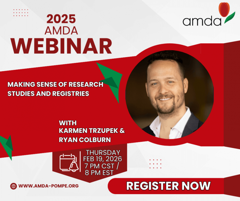 Making Sense of Research Studies and Registries - AMDA Pompe